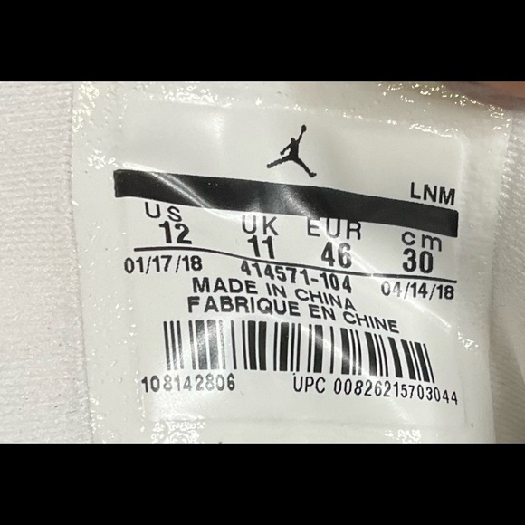 Jordan | Shoes | Brand New W Receipt Air Jordan Retro 3 He Got Game Sz ...